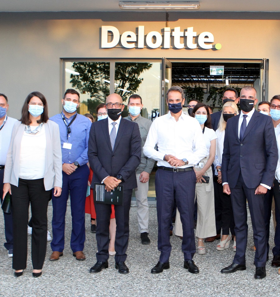 Επίσκεψη Κυρ. Μητσοτάκη στο Deloitte Alexander Competence Center ...