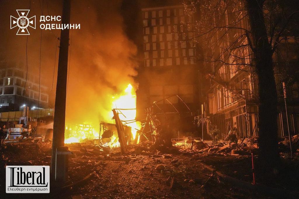 Πόλεμος στην Ουκρανία: Επιδρομή ρωσικών drones στην Οδησσό (vids) | Liberal.gr